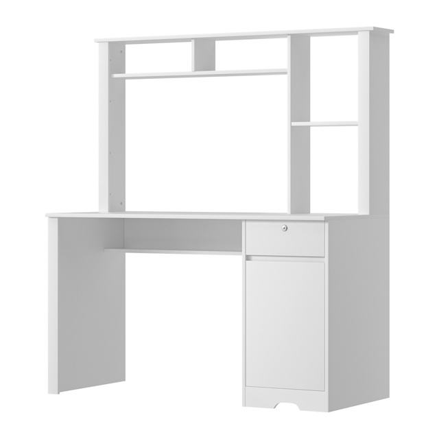 Computer Desk Office Study Desks Table Drawer Bookshelf Cabinet - Desks ...