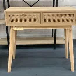 NEW 800mm wide Hall Console Table with Drawers Timber Veneer Cairns ...