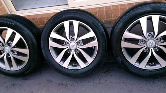 Hyundai i30 wheels and tyres 205/55r16 i40 Elantra Kia | Wheels, Tyres ...