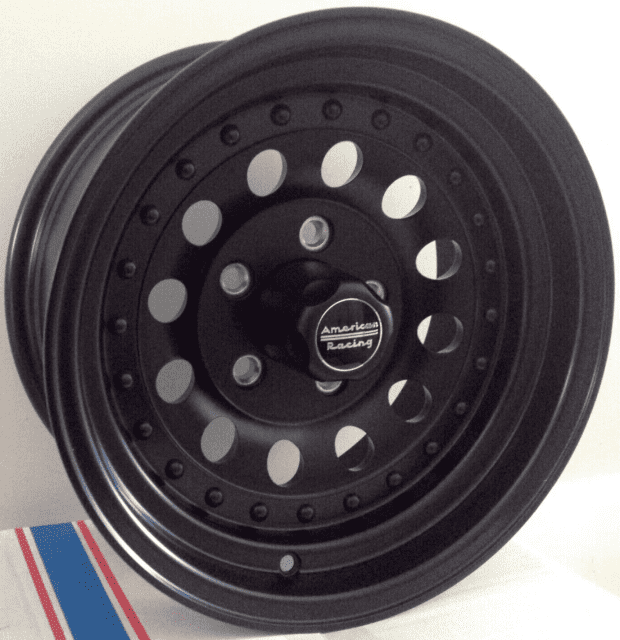 15 AR62 Outlaw Wheels Sat Black Suit Ford F100 F150 Bronco- 15x8 5/139 ...