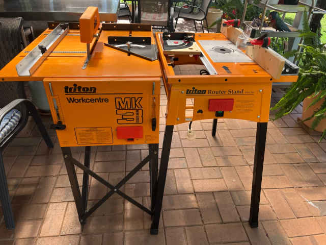 Triton RSA 300 Router Bench with Dual Made Triton Router / MK 3 Bench ...