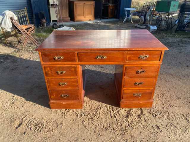 Antique Red Cedar Desk - Antiques in Monteagle NSW | Gumtree Australia