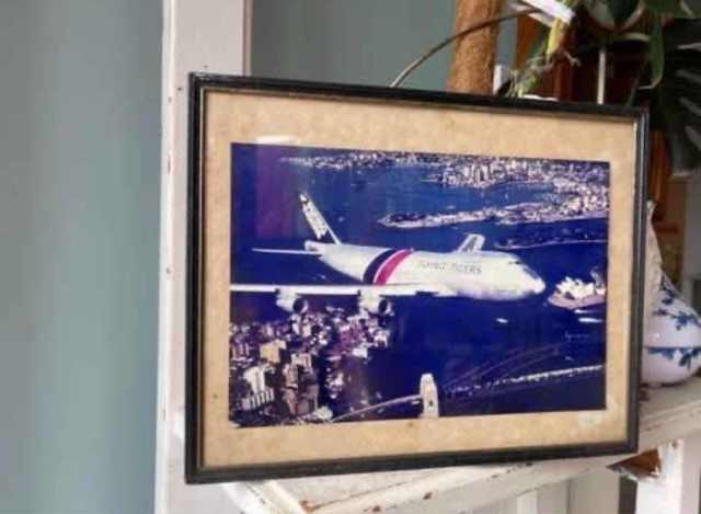 .1970s FLYING TIGERS photo/ wall art Aeroplane/ Aircraft/ Boeing 747 ...