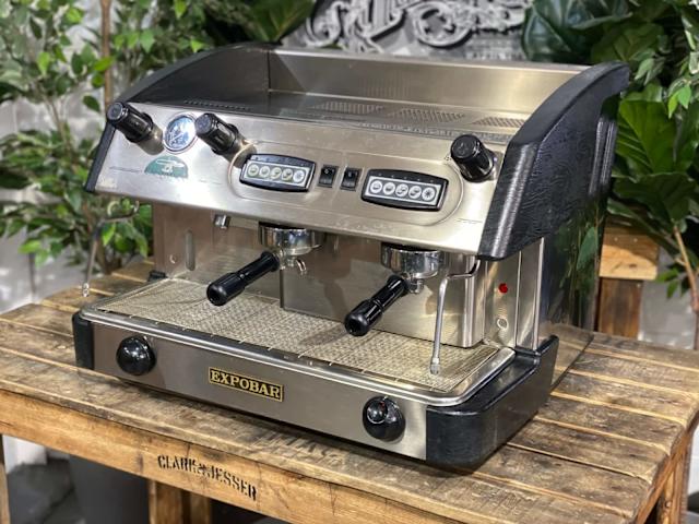EXPOBAR ELEGANCE 2 GROUP STAINLESS STEEL ESPRESSO COFFEE MACHINE ...