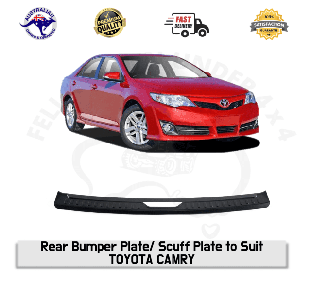 Rear Bumper Protector Cover Guard Sill Scuff To Suit Toyota Camry ...