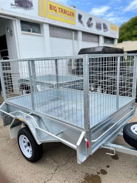 7x5 Galvanised Trailer 3ft CAGE HEAVY DUTY TIPPER TRAILER | Trailers ...