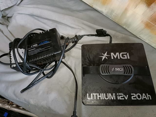MGI 12 Volt 20 Amp Lithium Battery & Charger - Other Electronics ...