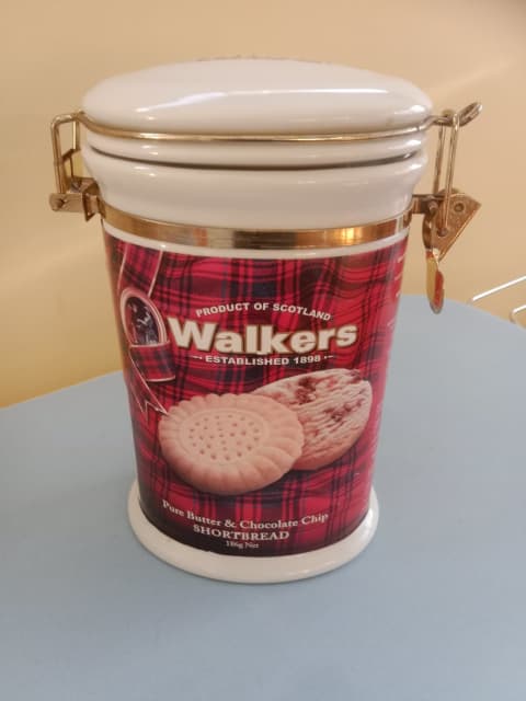 Walkers of Scotland Ceramic Shortbread Biscuit Jar / Canister ...