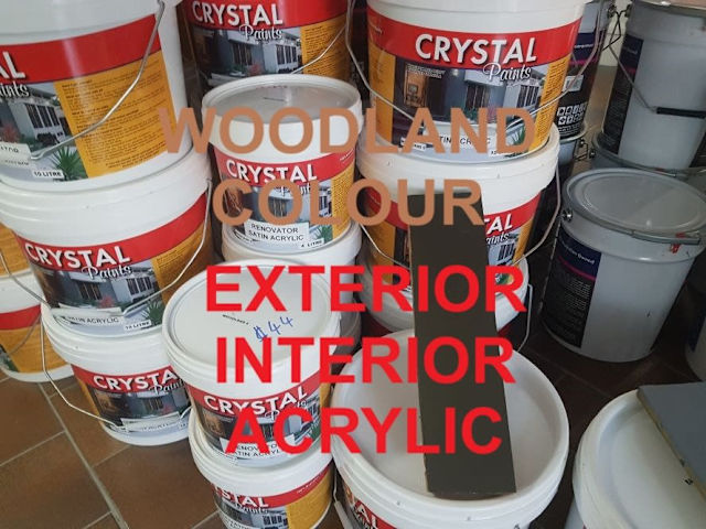 EXTERIOR PAINT 10 LITRE WOODLAND COLOUR READ LISTING - Building ...