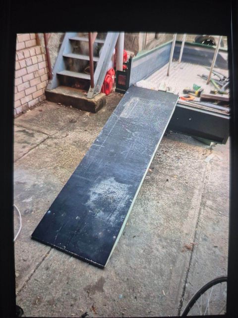 Trailer Loading Ramp for Wheel Barrow or Motorcycle | Construction ...