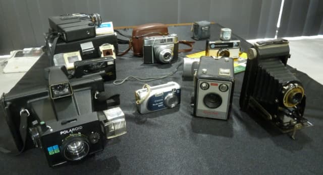 Vintage Camera Collection - 9 Cameras | Collectables | Gumtree ...