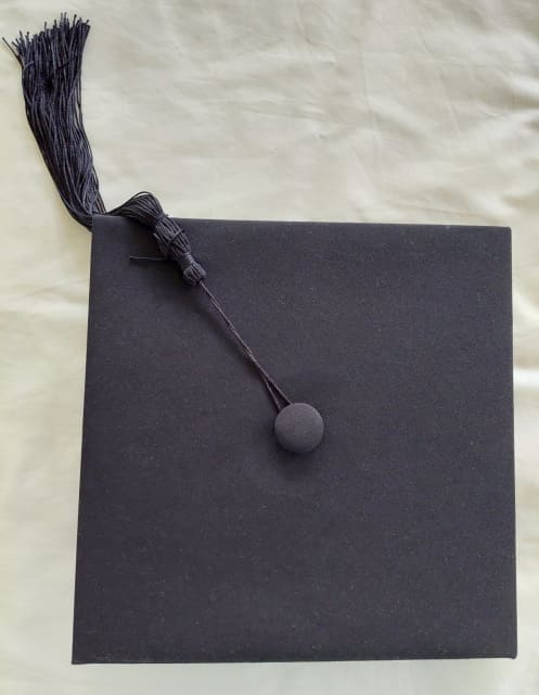 Graduation Trencher Cap, Black Polyester | Miscellaneous Goods ...