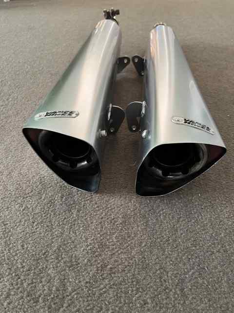 Harley Vrod muscle slip on Vance and Hines exhausts | Motorcycle ...