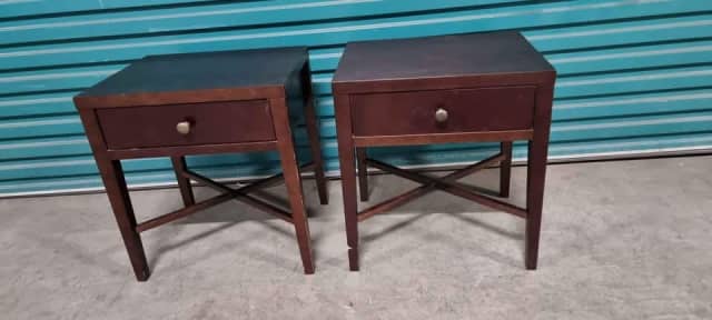 French provincial Side Table with glass top.2 available. DEL | Buffets ...