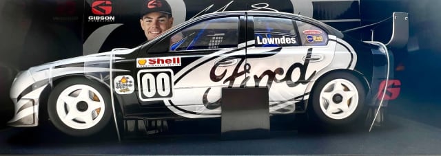 Craig Lowndes First Ford Race Car 2001 00 Falcon AU XR8 Blue Interior ...