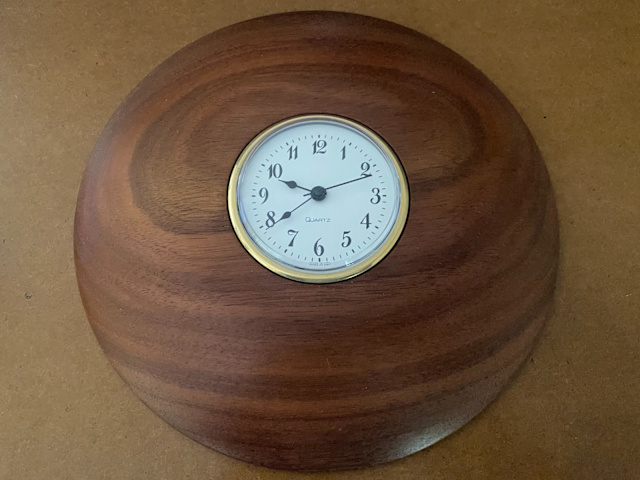 Clock in Tasmanian Blackwood crafted frame - Clocks in Deakin ACT ...