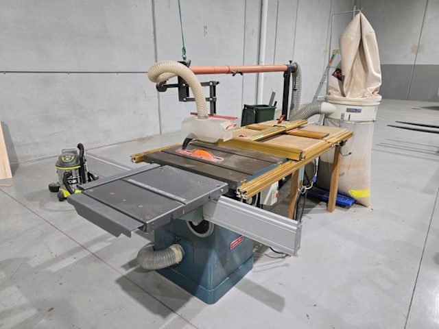Used Carbatec Table Saw with Incra Fence and Dust Extractor - Power ...