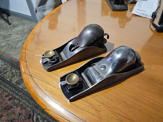 ANTIQUE STANLEY KNUCKLE PLANES X 2 - Hand Tools in Lindisfarne TAS ...