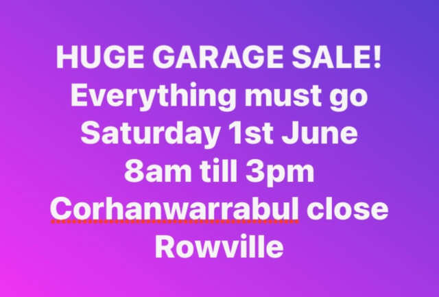 Garage Sale - Garage Sale in Rowville VIC | Gumtree Australia