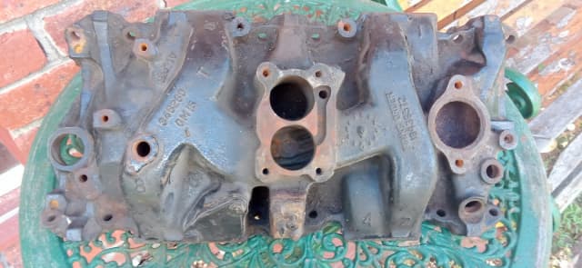 Chevrolet Chev Chevy V8 Intake Manifold RING PHONE ONLY | Engine ...