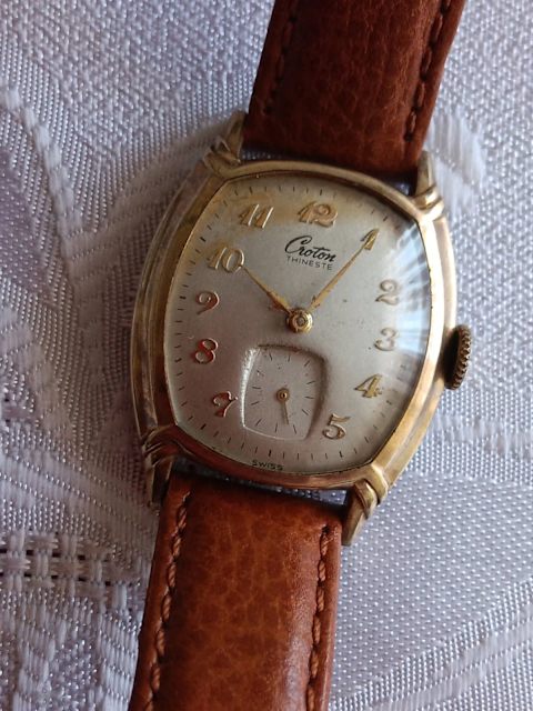 VINTAGE CROTON MANUAL WIND SWISS TANK WATCH RUNNING GREAT - Watches in ...
