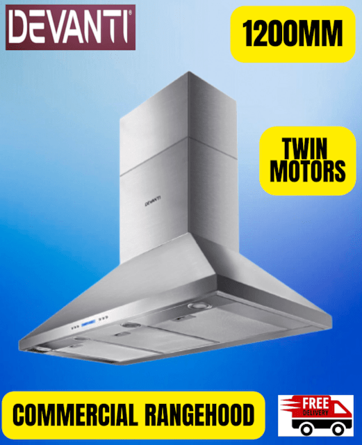 1200MM Commercial Range Hood BBQ Rangehood (Brand New) - Cooktops ...