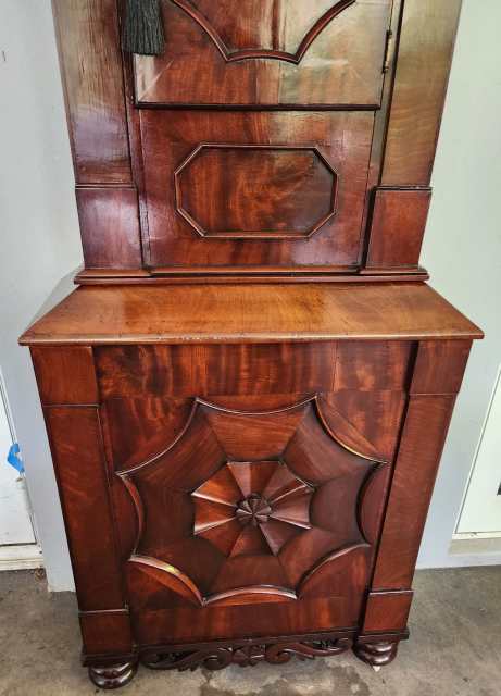 A GRAND HIGH-VICTORIAN 8 DAY LONGCASE/GRANDFATHER CLOCK c.1870 ...