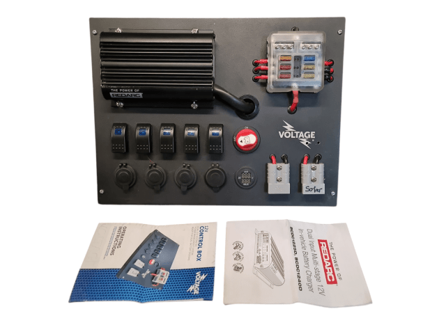 Redarc Dual Input 12V in Vehicle Battery Charger and 12V Control Box 0 ...