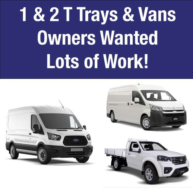COURIER DRIVERS / 1T - 2T VANS & TRAYS | Courier, Driver, Postal ...