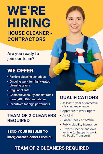 Residential Cleaning Subcontractors Required | Cleaner & Housekeeper ...