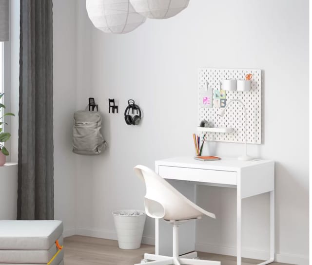 IKEA Micke white desk and draw inserts $30 | Desks | Gumtree Australia ...