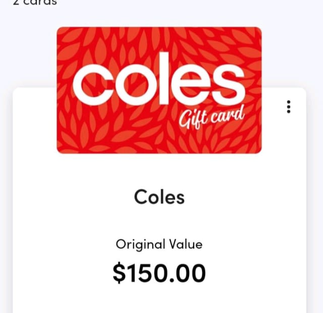 Coles egift card $150 value | Miscellaneous Goods | Gumtree Australia ...