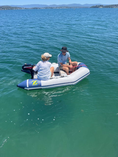 Zodiac inflatable dinghy mercury outboard | Tinnies & Dinghies ...