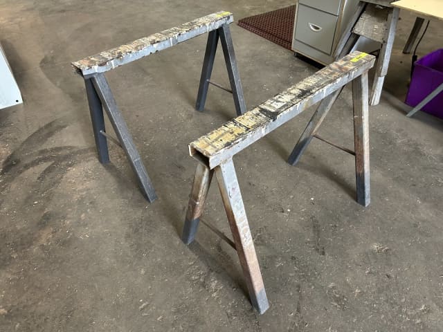 Steel Saw Stools - very strong and versatile | Tool Storage & Benches ...