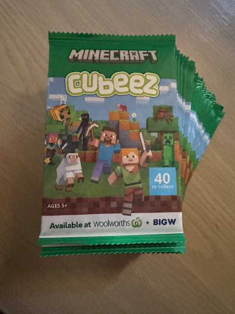 24 x Woolworths Minecraft Cubeez - Buy More & Save! - Miscellaneous ...