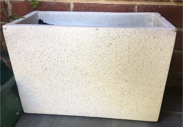 Reconstituted stone rectangle planter boxes x2 | Pots & Garden Beds ...