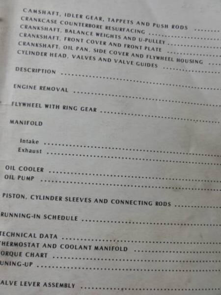 INTERNATIONAL IH DIESEL ENGINE D-358 D170 6 V8 WORKSHOP MANUAL | Other ...