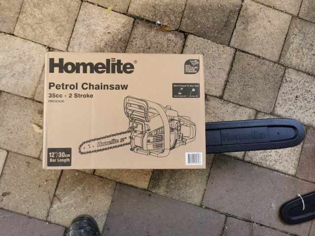 Homelite 35cc petrol codless 30cm 2 Stroke Chainsaw - Garden Tools in ...