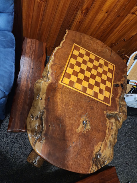 Handmade chess coffee table and bench seats - Miscellaneous Goods in ...