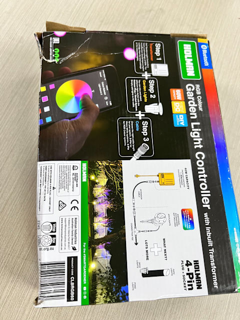 2523 HOLMAN RGB COLOUR GARDENS LIGHT CONTROLLER BRAND NEW - Outdoor ...