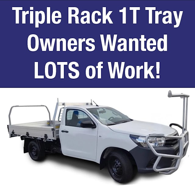 Triple Racks 1T Tray Owners Wanted! | Courier, Driver, Postal Service ...