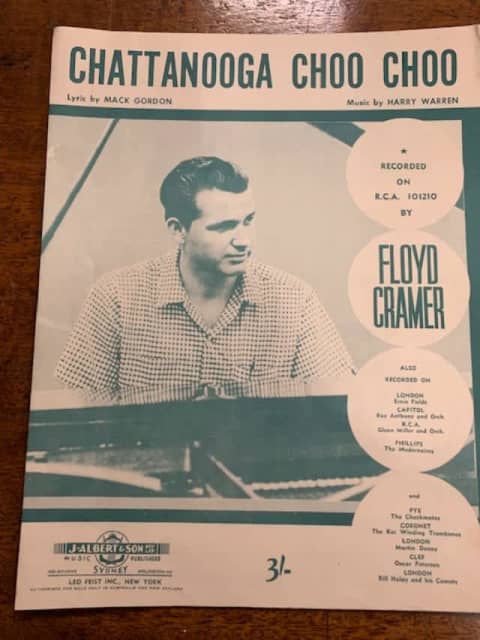 Chattanooga Choo Choo Sheet Music. - Antiques in Mount Barker SA ...