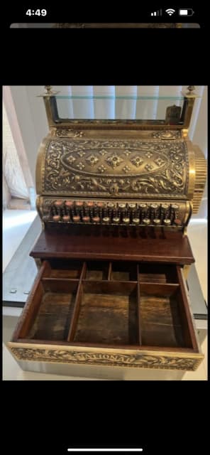 Antique 1890’s National Cash Register | Antiques | Gumtree Australia ...