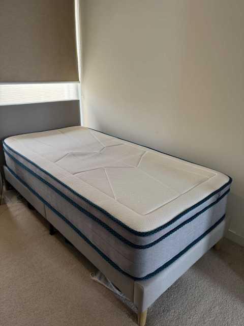 Kmart Collette Bed Frame + Sleepy Panda Pocket Spring Mattress Single ...