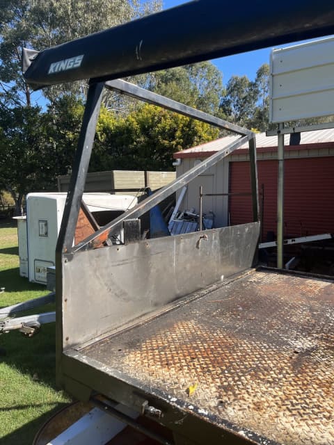 - Ute tray Vintage Truck steel ladder racks Kings awning trailer ...