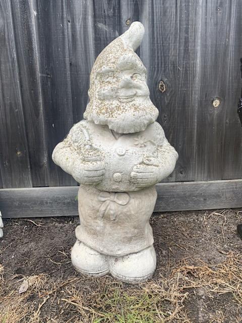 VINTAGE CONCRETE GARDEN GNOME, RUDI | Other Garden | Gumtree Australia ...
