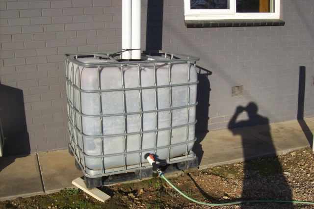 3 x 1000 litre IBC Rainwater Tanks with inlet & outlet Filters, Drip ...