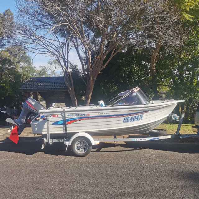 Quintrex 455 Escape 55hp Yamaha 1999 Excellent condition | Motorboats ...