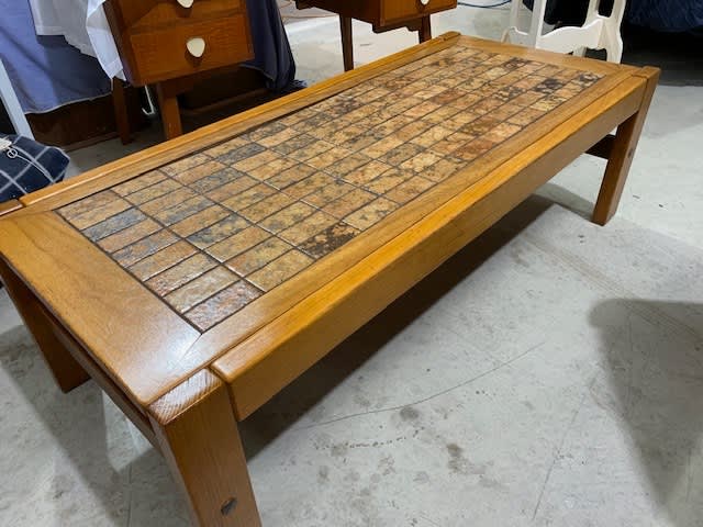 Vintage Tiled Top Coffee Table. | Antiques | Gumtree Australia Mount ...
