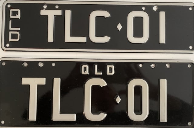 TLC 01 & TLC 02 - PERSONALISED PLATES QLD | Other Parts & Accessories ...